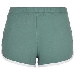 Stoffhose Urban Classics "Urban Classics Damen Ladies Organic Interlock Retro Hotpants", Damen, Gr. XXL, US-Gr&ouml;&szlig;en, paleleaf, wei&szlig;, 100% Baumwolle, unifarben, slim fit, Hosen Stoffhose