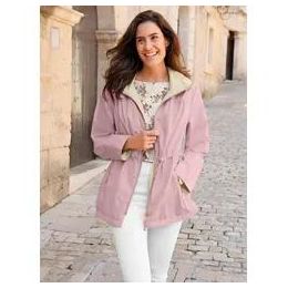 Langjacke Inspirationen, Damen, Gr. 20, hortensie, 100% Polyester, Besatz:100% Polyester, unifarben, Jacken Langjacke