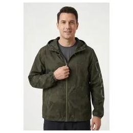 Regenjacke CMP, Herren, Gr. L, olive, schwarzer, Obermaterial: 100% Polyamid, Jacken Regenjacke, f&uuml;r Outdoor- und Sportaktivit&auml;ten, sportlicher Stil