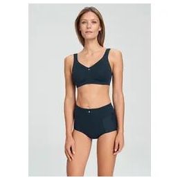 B&uuml;gelloser BH SuSa "Capri", Damen, Gr. 75, Cup D, schwarz (twillight), Obermaterial: 40% Baumwolle, 30% Elasthan, 30% Polyamid, BHs, vorgeformte Cups, Mikrofaser, Komfort-Tr&auml;ger, bequem