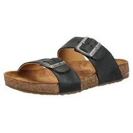 Hausschuh Haflinger "Haflinger Hausschuhe Leder", Herren, Gr. 39, schwarz, Leder, Schuhe Hausschuh