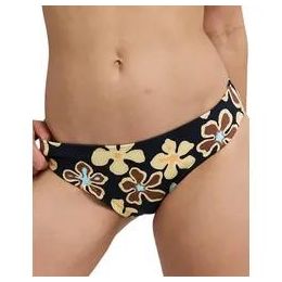 Bikini-Hose Roxy "Fearless Flow Classic", Damen, Gr. XXL, US-Gr&ouml;&szlig;en, anthrazit nostalgic feels ful, Obermaterial: 85% Microfaser, 15% Elasthan;, Badehosen Bikini-Hose