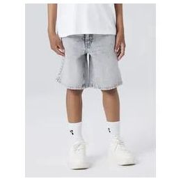 Jeansshorts name it "NKMRYAN REG L DNM SHORTS 6750-DM NOOS", Jungen, Gr. 164, N-Gr, grau denim, Denim/Jeans, Obermaterial: 100% Baumwolle, unifarben, regular fit kurz, Jeans Jeansshorts, Baumwolle