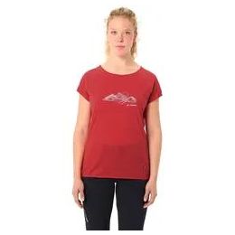 Funktionsshirt Vaude "WOMEN'S TEKOA T-SHIRT II", Damen, Gr. 42, lava, Obermaterial: 75% Polyester, 25% Lyocell, Shirts Funktionsshirt, Kurzarm, f&uuml;r Sport und Outdoor, aus Polyester und Lyocell