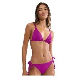Triangel-Bikini-Top Triumph "Summer Sunset N", Damen, Gr. 42, Cup B, raspberry juice, Glitzergarne;Microfaser, Obermaterial: 70% Polyamid, 16% metallisierte Fasern, 14% Elasthan, Bikini-Oberteile, weicher Lurex