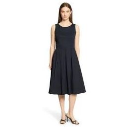 Sommerkleid Vera Mont "Damen tailliert", Damen, Gr. 46, Normalgr&ouml;&szlig;en, night sky, Obermaterial: 76% Baumwolle, 21% Polyamid, 3% Elasthan, tailliert kurz, Rundhals, Kleider Sommerkleid