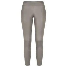 Leggings Urban Classics "Urban Classics Damen Ladies Synthetic Leather Leggings", Damen, Gr. M, US-Gr&ouml;&szlig;en, asphalt, 87% Polyester, 13% Elasthan, unifarben, skinny fit, Hosen Leggings