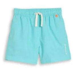 Strandshorts Tom Tailor, M&auml;dchen, Gr. 128/134, N-Gr, river teal, Web, Obermaterial: 100% Polyester. Futter: 100% Polyester, unifarben, l&auml;ssig geschnitten kurz, Hosen Strandshorts, mit Kordelzug, f&uuml;r Boys