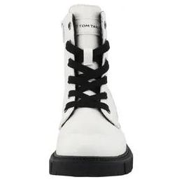 Stiefel Tom Tailor "Tom Tailor Tall Boots", Jungen, Gr. 39, wei&szlig;, Polyurethan, unifarben, Schuhe Stiefel