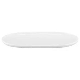 Servierplatte Seltmann Weiden "Sento Home", wei&szlig;, unifarben, B:24,5cm H:2,7cm L:38,4cm, Porzellan, Servierplatten, Servierplatte, Platte, Teller oval