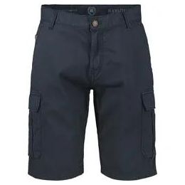 Cargobermudas Lerros, Herren, Gr. 38, N-Gr, blau night, Web, Obermaterial: 100% Baumwolle, unifarben, normal knielang, Hosen, mit seitlichen Taschen