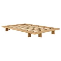 Bettgestell KARUP DESIGN "JAPAN BED Futonbett aus FSCzertifiziertem Massivholz, zeitlos, bequem", oiled oak, B:148cm H:20cm L:228cm, Betten, Bettgestell, Eiche, inkl. Lattenrost, ohne Matratze, Made in Europa