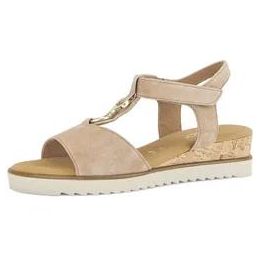 Riemchensandale Gabor "Riemchensandale", Damen, Gr. 35,5, beige, Schuhe Riemchensandale