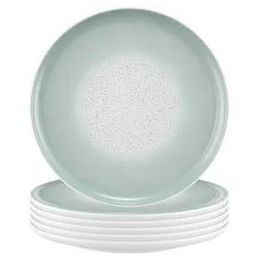 Fr&uuml;hst&uuml;cksteller Seltmann Weiden "Fr&uuml;hst&uuml;cksteller Sento Home &oslash; 21,4 cm 6er Set", gr&uuml;n (aura mint), L:21,4cm, Speiseteller