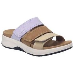 Sandale Josef Seibel "Estelle 11, beige-multi", Damen, Gr. 37, beige (beige, multi), Obermaterial: 100% Rindsleder Leather cow., Schuhe Sandale