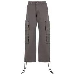 Cargohose 2Y STUDIOS "2Y Studios 2Y Wega 4 Pocket Cargo Pants", Damen, Gr. 28, Normalgr&ouml;&szlig;en, grau, 100% Baumwolle, unifarben, normal, Hosen Cargohose