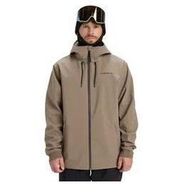 Snowboardjacke Quiksilver "Live For The Dream", Herren, Gr. XL, fallen rock, Obermaterial: 63% Microfaser, 37% Microfaser;, Jacken Snowboardjacke