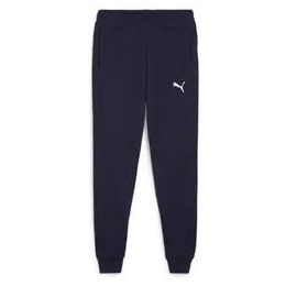 Trainingshose Puma "TEAMGOAL CASUALS PANTS", Herren, Gr. XXL, N-Gr, Puma navy, Puma wei&szlig;, Sweatware, Obermaterial: 100% Baumwolle, unifarben, slim fit normal, Hosen Trainingshose, Slim Fit Passform, f&uuml;r Fu&szlig;ball und sportliche Aktivit&auml;ten