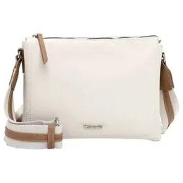 Umh&auml;ngetasche Tamaris "Umh&auml;ngetasche TAS Kirsten", Damen, Gr. B/H/T: 24cm x 28,5cm x 2cm 0, beige (beige 400), Polyurethan, Taschen Umh&auml;ngetasche