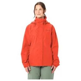 Fahrradjacke Vaude "Women's Escape Bike Light Jacket", Damen, Gr. 42, glowing rot, Web, Obermaterial: 100% Polyester. Futter: 100% Polyester. Futter 2: 100% Polyamid, unifarben, regular fit normal, Rundhals, eingesetzt elastischer Bund, Jacken Fahrradjacke, f&uuml;r Radsport, Wandern und Nordic Walking, wasserabweisend, winddicht