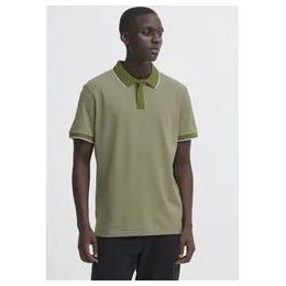 Poloshirt Blend "BHGILBERT POLO S/S", Damen, Gr. XXL, winter moss, Jersey, Obermaterial: 78% Baumwolle, 22% Polyester, unifarben, regular fit normal, Rundhals, B&uuml;ndchen, Shirts