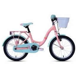 Kinderfahrrad CHILLIZ "CHD.01" Gr. 25,5, rosa, Fahrr&auml;der, Kinder, 25,5cm, 16 Zoll (40,64cm) hinten: 16 Zoll (40,64cm)
