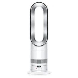 Standventilator Dyson "AM15 Hot&Cool HF1, 2 in 1 Ventilator & Heizl&uuml;fter f&uuml;r jede Jahreszeit", wei&szlig;, silber, B:15,2cm H:58,5cm T:11,5cm, Ventilatoren, Air Multiplier, Sleep-Timer, 10 Einstellungen, App-Anbindung