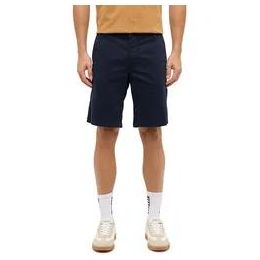 Shorts Mustang "Herren Style Brad Chino Shorts", Herren, Gr. 32, 4136 blau, Web, 98% Baumwolle, 2% Elasthan, unifarben, straight fit, Hosen Shorts