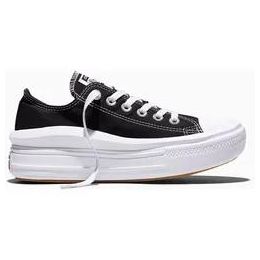 Sneaker Converse "CHUCK TAYLOR ALL STAR MOVE CANVAS", Damen, Gr. 42, schwarz, wei&szlig;, wei&szlig;, Textil, Schuhe Sneaker