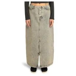 Jeansrock Element "Maxi", Damen, Gr. 32, bleach tint, Obermaterial: 70% Walkfrottier, 30% Walkfrottier;, R&ouml;cke Jeansrock