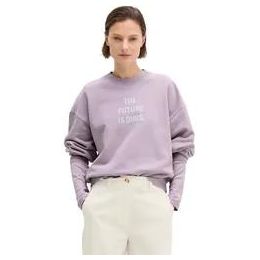 Marc O'Polo Sweatshirt MARC O'POLO "aus reiner Bio-Baumwolle", Damen, Gr. S, dusty lavender, Obermaterial: 100% Baumwolle, unifarben, loose fit, Sweatshirts Sweatshirt