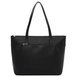Emily & Noah Shopper EMILY & NOAH "Shopper E&N Albi RUE 09", Damen, Gr. B/H/T: 34cm x 30cm x 13cm 0, schwarz (schwarz 100), PVC, Taschen Shopper