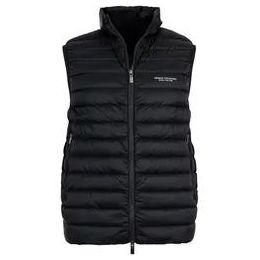 Giorgio Armani Steppweste ARMANI EXCHANGE "Steppweste DOWN WAISTCOAT 1er Pack", Herren, Gr. XL, blau (dunkelblau), Obermaterial: 100% Polyamid PA., Westen Steppweste
