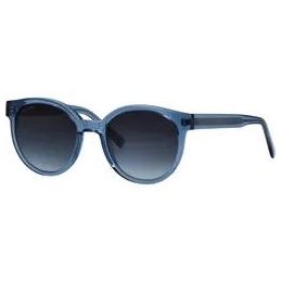 Marc O'Polo Sonnenbrille MARC O'POLO "Modell 506234", Damen, blau, transparent, durchscheinend, leicht gl&auml;nzend, Sonnenbrillen Sonnenbrille, Form Panto, Logoschriftzug auf B&uuml;gel, Kunststofffassung