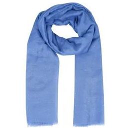 Modeschal Capelli New York, Damen, mid blau, Obermaterial: 100% Polyester, Modet&uuml;cher