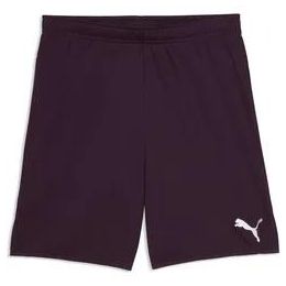 Trainingsshorts Puma "TEAMGOAL SHORTS", Herren, Gr. XXL, N-Gr, midnight plum, Puma wei&szlig;, Interlock, Obermaterial: 100% Polyester, unifarben, regular fit kniefrei, Hosen, aus Polyester, kniefrei, mit Interlock-Material, modernes Design