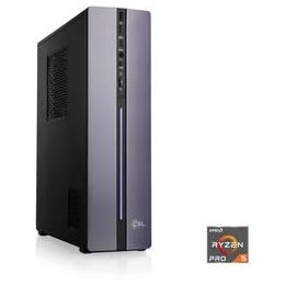 CSL PC "Gemini Slim V24702", schwarz, Microsoft Windows 11 Home (64 Bit), 16 GB RAM 1.000 GB SSD, Desktop-PCs, PC
