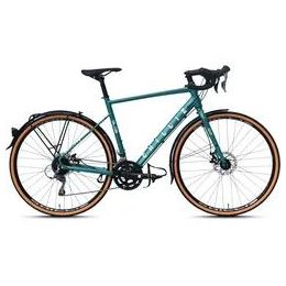 Gravelbike CHILLIZ "GL.08" Gr. 57, gr&uuml;n, gr&uuml;n, Fahrr&auml;der, 57cm, 28 Zoll (71,12cm) hinten: 28 Zoll (71,12cm)