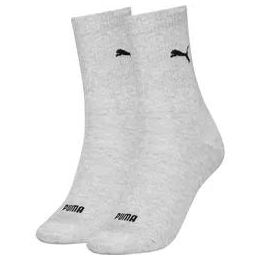 Socken Puma "Puma WOMEN SOCK", Damen, Gr. 39-42, grau melange, Baumwollmischung, normal, Socken Socken, mit atmungsaktivem Mesh zur Bel&uuml;ftung, um k&uuml;hl und trocken zu bleiben