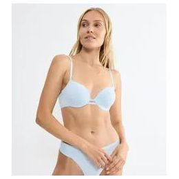 B&uuml;gel-BH Triumph "Body Make-Up Illusion", Damen, Gr. 75, Cup B, light blau, Microtouch, Obermaterial: 48% Polyamid, 37% Polyester, 15% Elasthan, Basic, BHs B&uuml;gel-BH, Komfortb&uuml;gel f&uuml;r leichten Halt