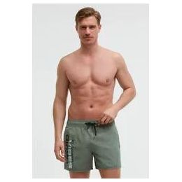 Badeshorts CAMP DAVID, Herren, Gr. XXL, Normalgr&ouml;&szlig;en, gr&uuml;n olive, Polyamid, bedruckt, Badehosen Badeshorts, mit Einschubtaschen