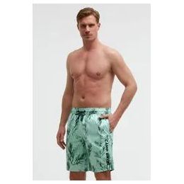 Badeshorts CAMP DAVID, Herren, Gr. XXL, Normalgr&ouml;&szlig;en, light mint, Elasthan, Polyamid, Polyester, bedruckt, Badehosen Badeshorts, mit Einschubtaschen & einer Ges&auml;&szlig;tasche