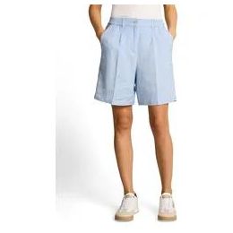 Webshorts Tom Tailor, Damen, Gr. 38, N-Gr, kentucky blau, Web, Obermaterial: 55% Lyocell, 45% Viskose. Futter: 100% Viskose, unifarben, kurz, Hosen, mit Viskose