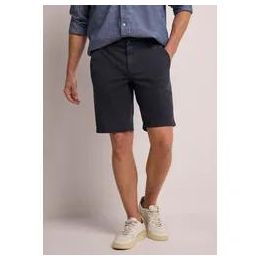 Shorts Street One MEN, Herren, Gr. 38, schwarz ink blau, Web, 98% Baumwolle, 2% Elasthan, unifarben, regular fit kurz, Hosen Shorts, aus Baumwolle mit Stretchanteil