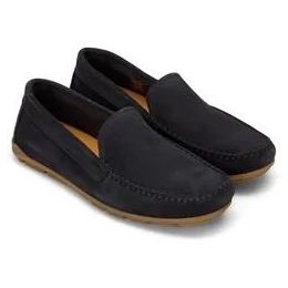 Marc O'Polo Mokassin MARC O'POLO "Sven", Herren, Gr. 43, dunkelblau, Veloursleder, unifarben, Schuhe Mokassin, Slipper, Schlupfschuh, Flat, Loafer mit Memory Foam