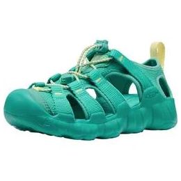 Sandale Keen "HYPERPORT H2", Jungen, Gr. 35, bright aqua, wax gelb, Synthetik, Schuhe Sandale, waschbar und schnell trocknend