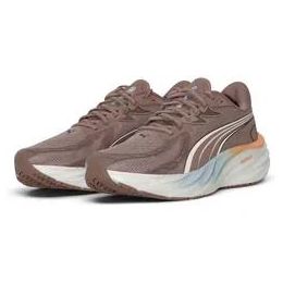 Laufschuh Puma "VELOCITY NITRO 4 RC", Damen, Gr. 42,5, sandstone, lucite, Textil, Schuhe Laufschuh, f&uuml;r Lauftraining, mit abriebfester Gummilaufsohle, mit Schn&uuml;rung