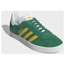 Sneaker Adidas ORIGINALS "GAZELLE", Herren, Gr. 39, bold gr&uuml;n, eqt gelb, ftwr wei&szlig;, Leder, Synthetik, Schuhe Sneaker