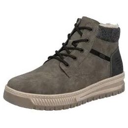 Sneaker Rieker "Rieker Stiefelette Lederimitat", Herren, Gr. 44, kaffee, Lederimitat, Schuhe Sneaker