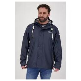 Regenjacke DEPROC ACTIVE "NEPPERMIN MEN", Herren, Gr. S (48), navy, 100% Polyester, normal, mit Druckkn&ouml;pfen, Jacken Regenjacke, auch in Gro&szlig;en Gr&ouml;&szlig;en erh&auml;ltlich